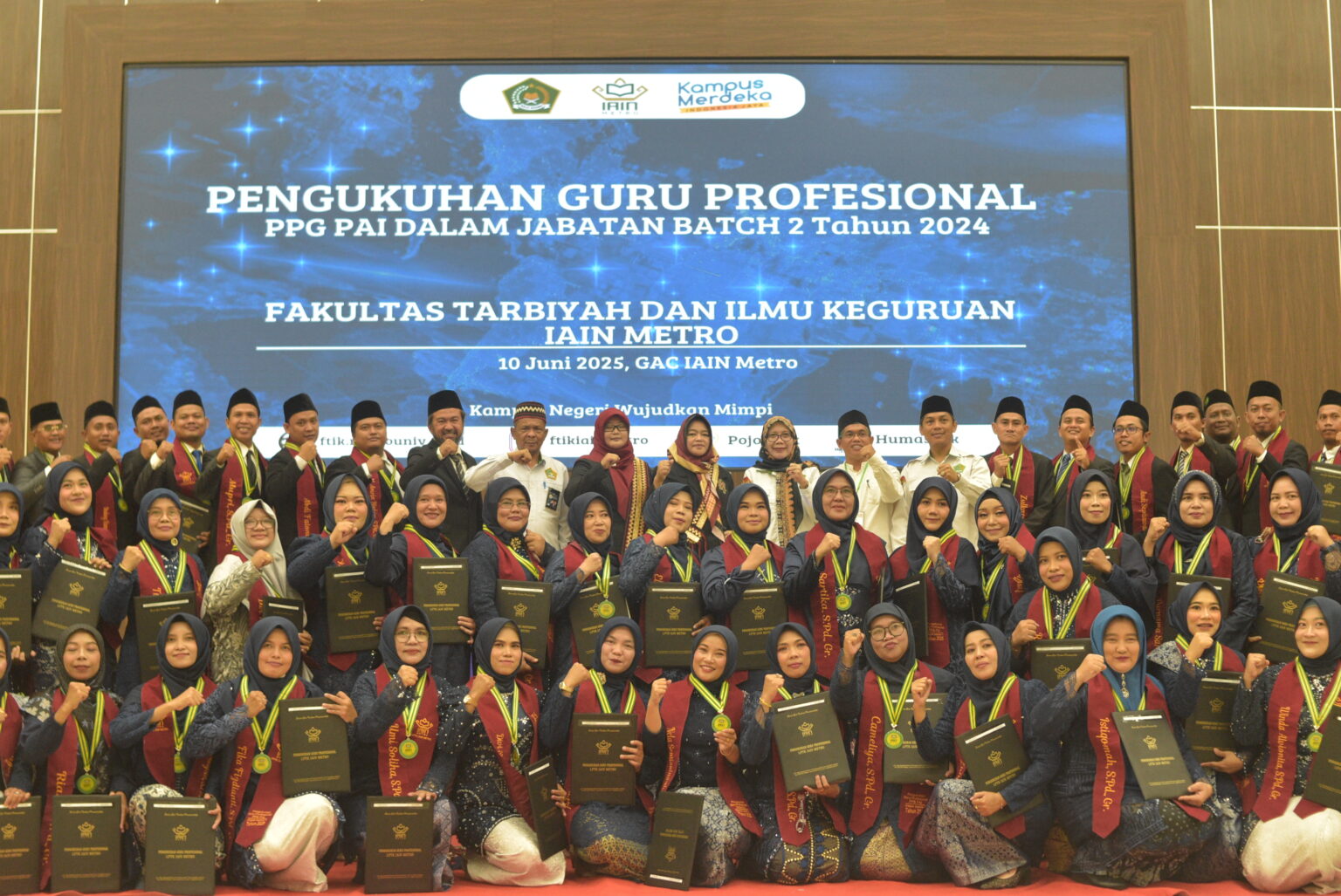 UIN Jusila Kukuhkan Guru PPG dan Rayakan Perubahan Status Menjadi UIN - Kronika